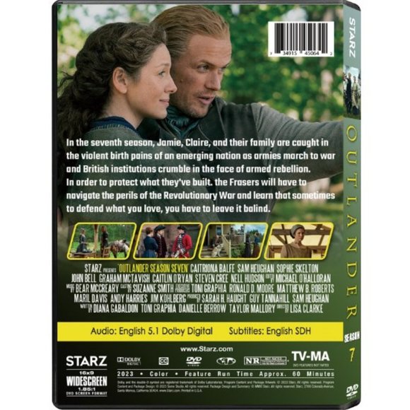 Other | Outlander Season 7 Dvd Region 1 Fast Shipping 4 Discs Brand New ...